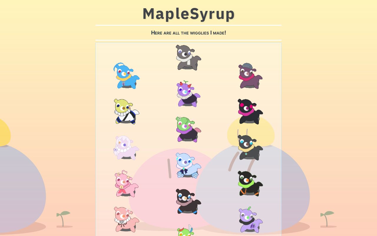 Maple's Wiggly Emotes